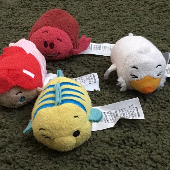 Disney | Accessories | Tsum Tsum Flounder Little Mermaid Set Nwt | Poshmark